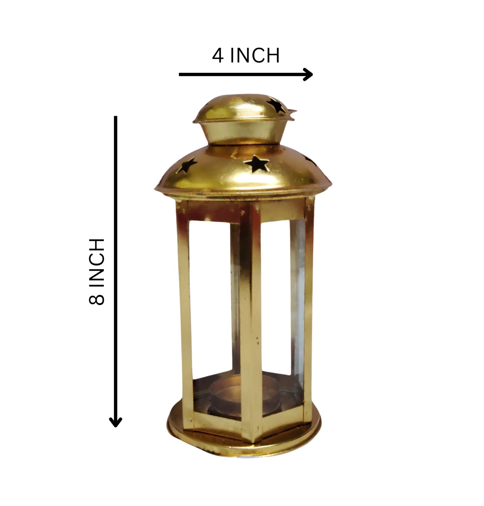Traditional Decorative Long Tail Lantern With Tealight Candle - Moon ...